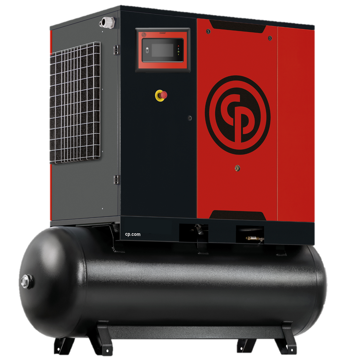 Chicago Pneumatic CPBg 25 HP Tank Mount w. Integrated Dryer Rotary Scr ...